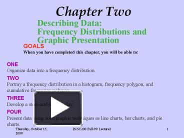 PPT – Chapter Two PowerPoint presentation | free to view - id: 113d81-MGEyN