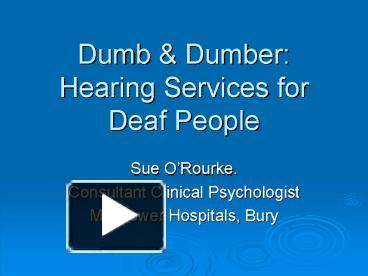 Dumb presentation | free to view