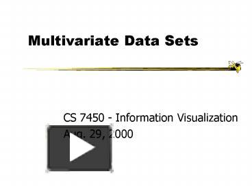Multivariate Data Sets presentation | free to view