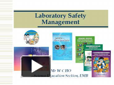 Laboratory Safety Management presentation | free to download