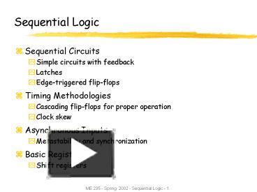 PPT – Sequential Logic PowerPoint presentation | free to view - id ...