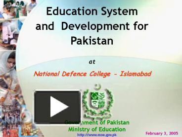Education System presentation | free to view