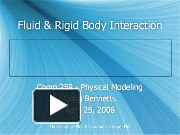 PPT – Fluid PowerPoint presentation | free to download - id: 1155e4-NDBhO