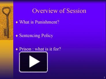 PPT – Overview of Session PowerPoint presentation | free to view - id ...