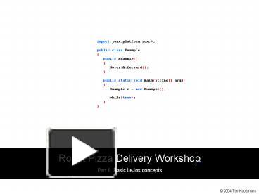 import josx.platform.rcx. presentation | free to view