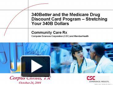 340Better and the Medicare Drug Discount Card Program Stretching Your ...