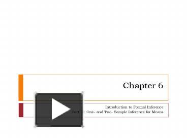 Introduction to Formal Inference presentation | free to view