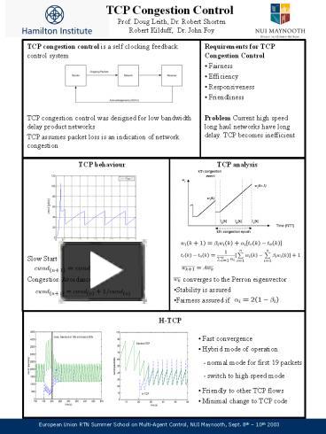 PPT – TCP Congestion Control PowerPoint presentation | free to download ...