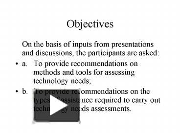 PPT – Objectives PowerPoint presentation | free to view - id: 117382-OTc4N