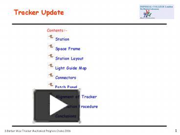 PPT – Tracker Update PowerPoint presentation | free to view - id ...