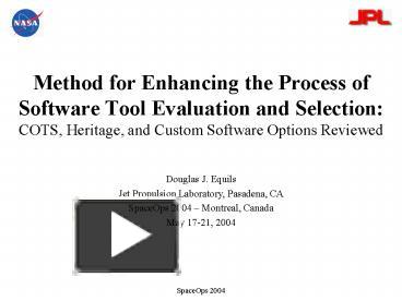 Method for Enhancing the Process of Software Tool Evaluation and ...