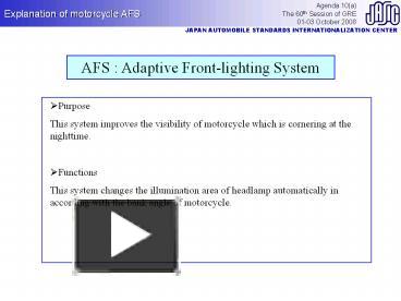AFS%20:%20Adaptive%20Front-lighting%20System presentation | free to ...