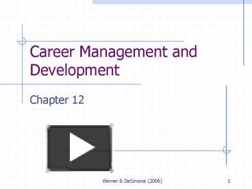 Career Management and Development presentation | free to view