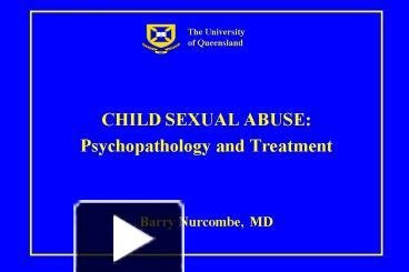 CHILD SEXUAL ABUSE: presentation | free to view