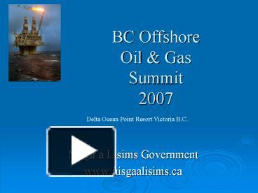 PPT – BC Offshore Oil PowerPoint presentation | free to view - id ...