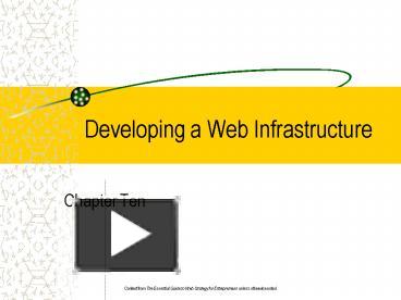 PPT – Developing a Web Infrastructure PowerPoint presentation | free to ...