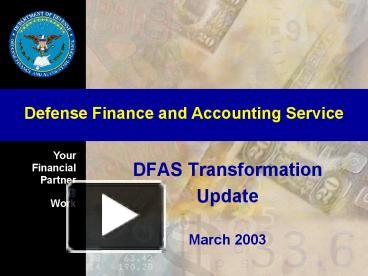 PPT – DFAS Transformation PowerPoint presentation | free to download ...
