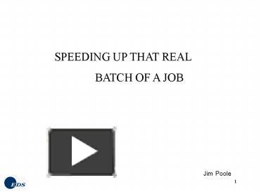 SPEEDING UP THAT REAL presentation | free to view