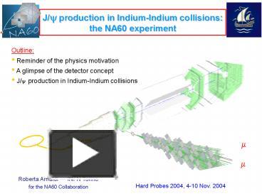 PPT – Roberta Arnaldi INFN Torino for the NA60 Collaboration PowerPoint ...