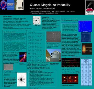 WHAT ARE QUASARS? presentation | free to view