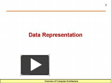 Data Representation presentation | free to view