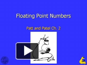 PPT – Floating Point Numbers PowerPoint presentation | free to view ...