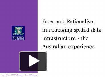 Economic Rationalism presentation | free to view