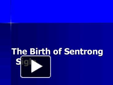 PPT – The Birth of Sentrong Sigla PowerPoint presentation | free to ...