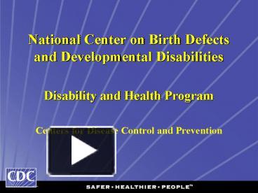 PPT – Centers for Disease Control and Prevention PowerPoint ...