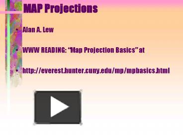 MAP Projections presentation | free to view