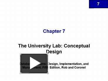PPT – The University Lab: Conceptual Design PowerPoint presentation ...