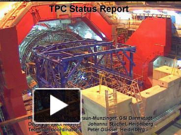 TPC Status Report presentation | free to view