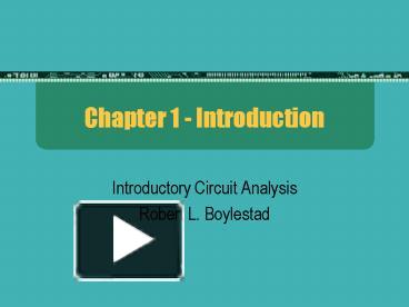 PPT – Chapter 1 Introduction PowerPoint presentation | free to view ...