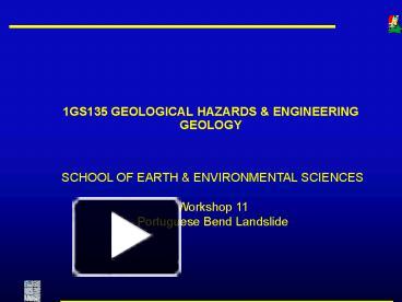 1GS135 GEOLOGICAL HAZARDS presentation | free to view