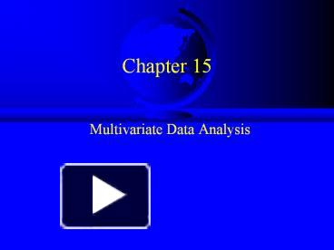 Multivariate Data Analysis presentation | free to view