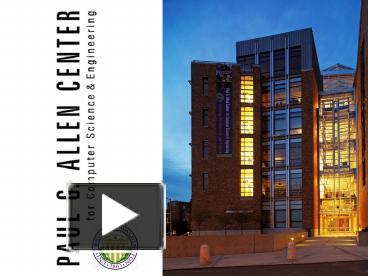 University of Washington Computer Science presentation | free to view