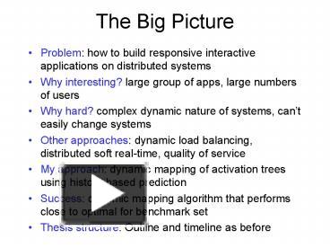 PPT – The Big Picture PowerPoint presentation | free to download - id ...