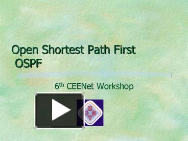 PPT – Open Shortest Path First OSPF PowerPoint presentation | free to ...