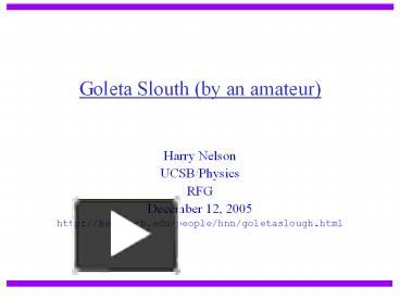 Harry Nelson presentation | free to download