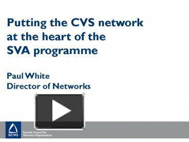 PPT – Putting the CVS network PowerPoint presentation | free to view ...