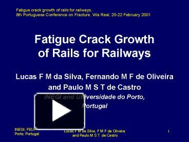 PPT – INEGI, FEUP PowerPoint presentation | free to view - id: 11e1ac-MTdiM