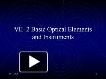 PPT – VII PowerPoint presentation | free to download - id: 11e75e-YTc3M