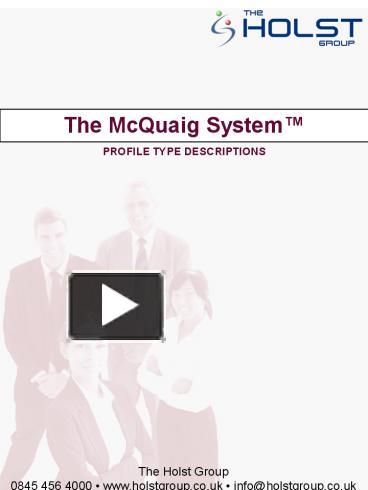 PPT – The McQuaig System PowerPoint presentation | free to view - id ...