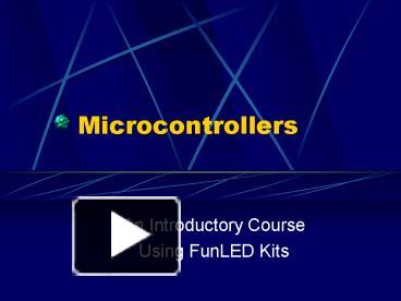 PPT – Microcontrollers PowerPoint presentation | free to view - id ...