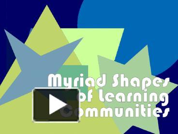 PPT – Myriad Shapes of PowerPoint presentation | free to view - id ...