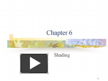 PPT – Shading PowerPoint presentation | free to view - id: 11f275-NDM2N