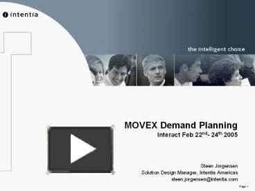 PPT – Steen Jorgensen PowerPoint presentation | free to download - id ...