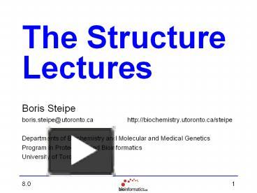 PPT – The Structure Lectures PowerPoint presentation | free to view ...