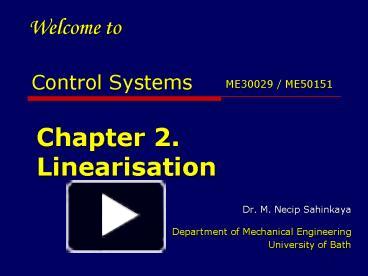 PPT – Control Systems PowerPoint presentation | free to view - id ...