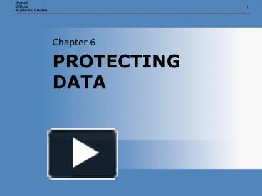 PPT – PROTECTING DATA PowerPoint presentation | free to view - id ...